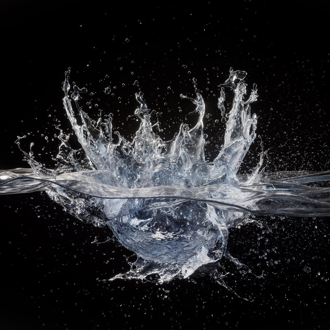 3D Water Splash With Underwater Splash - TurboSquid 2207240