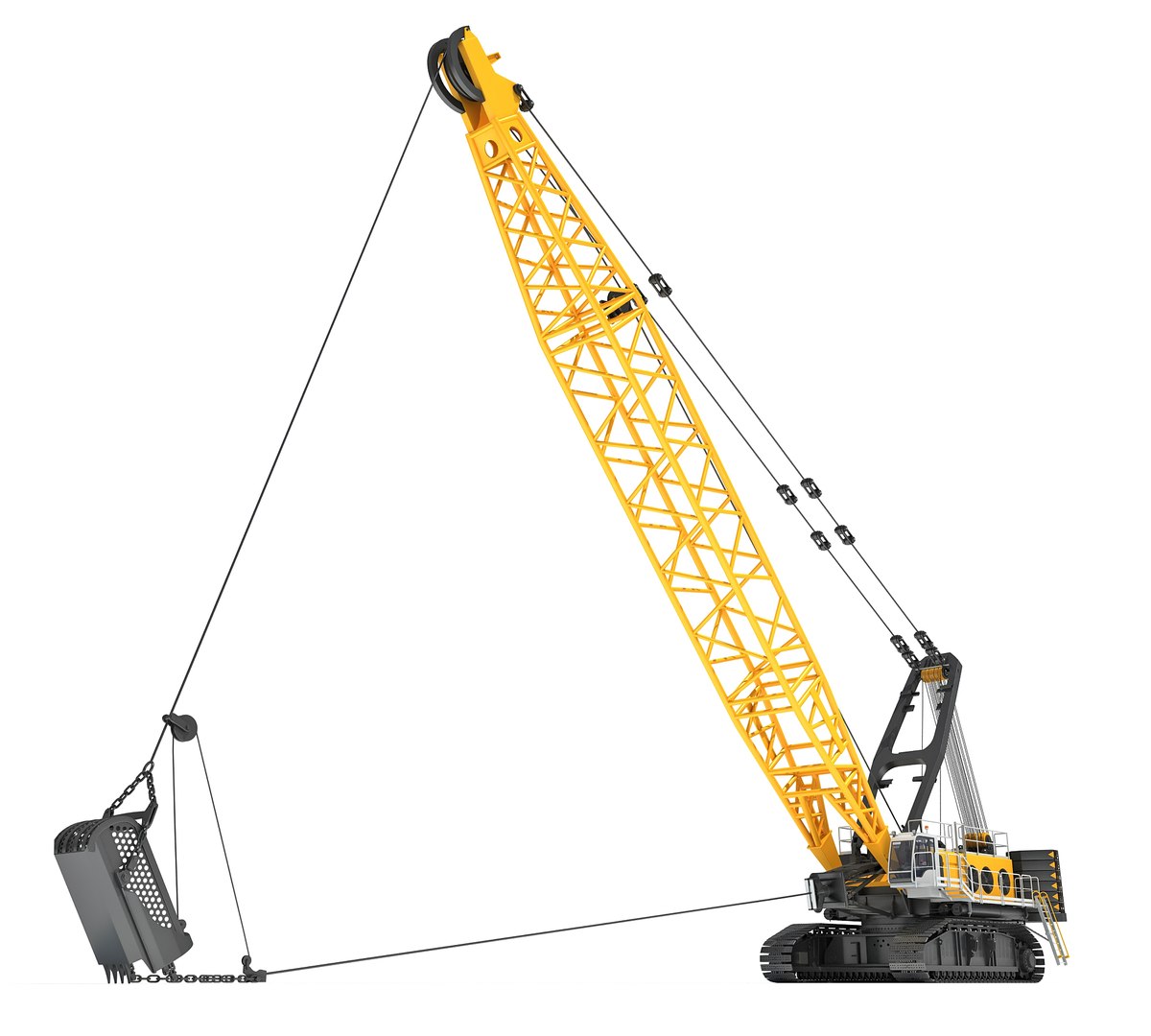 3D Mining Dragline Excavator Model - TurboSquid 2173846