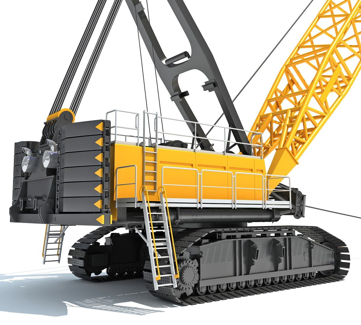 3D Mining Dragline Excavator model - TurboSquid 2173846