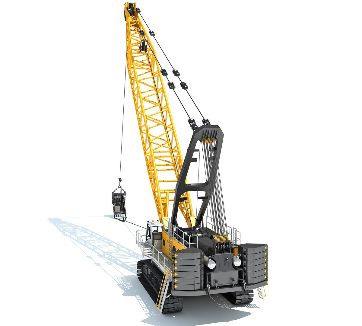3D Mining Dragline Excavator model - TurboSquid 2173846