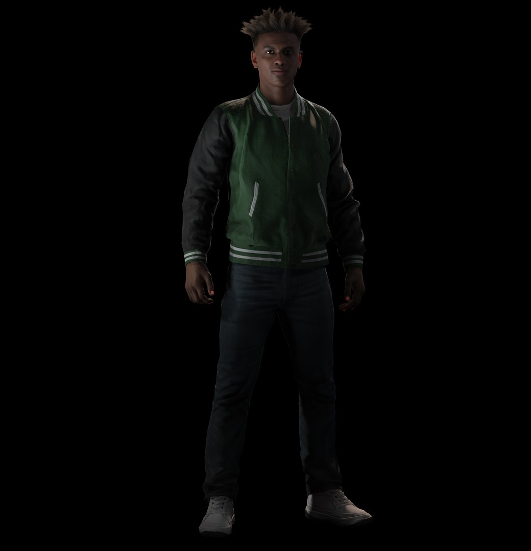 3D Athlete Jock PBR Game Ready model - TurboSquid 2098330