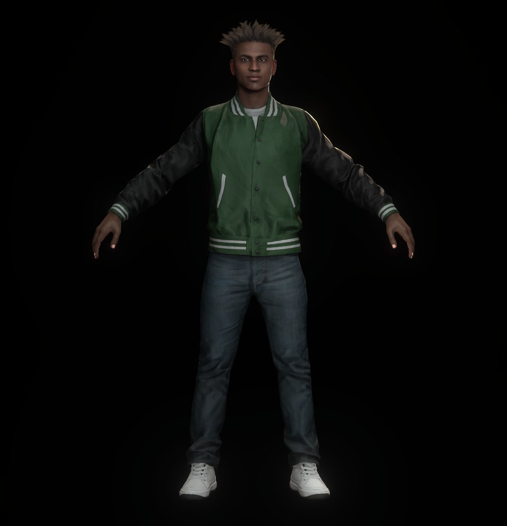 3D Athlete Jock PBR Game Ready model - TurboSquid 2098330
