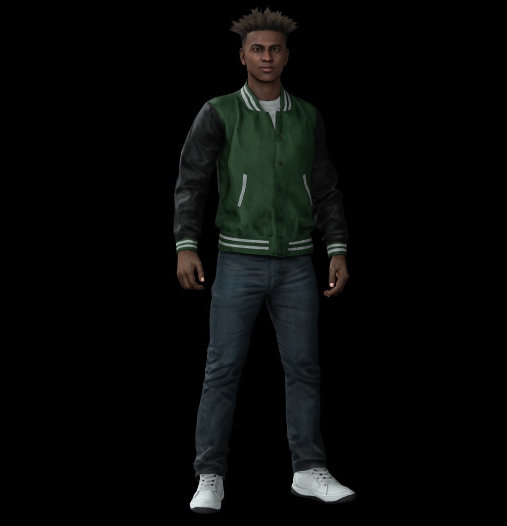 3D Athlete Jock PBR Game Ready model - TurboSquid 2098330