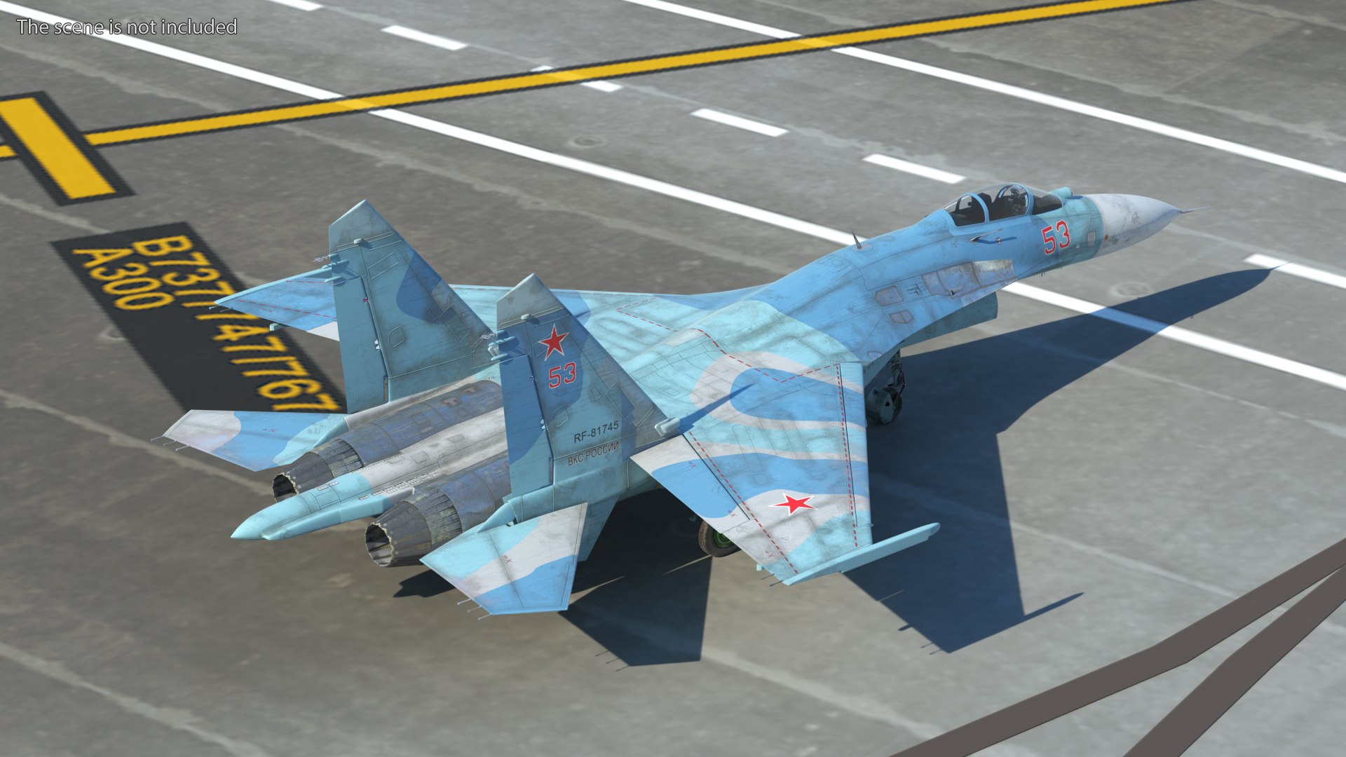 3D Su-27 Flanker Russian Fighter Aircraft Old Rigged for Maya model ...