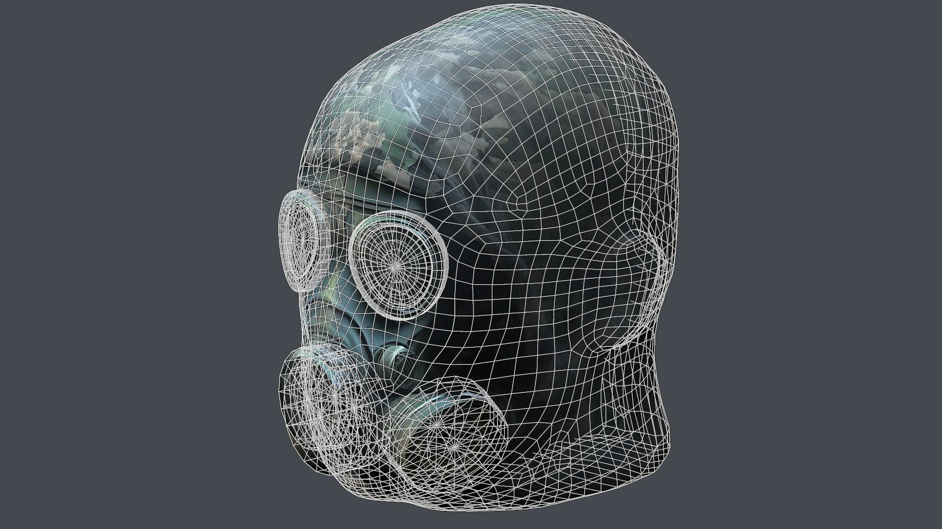 3D Gas Mask Helmet Scifi Futuristic Protection Safety Model - TurboSquid 2042958