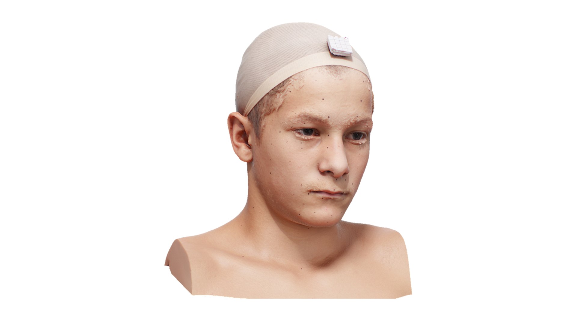 3D Raw 3D Head Scan Leo Richardson - TurboSquid 1829740