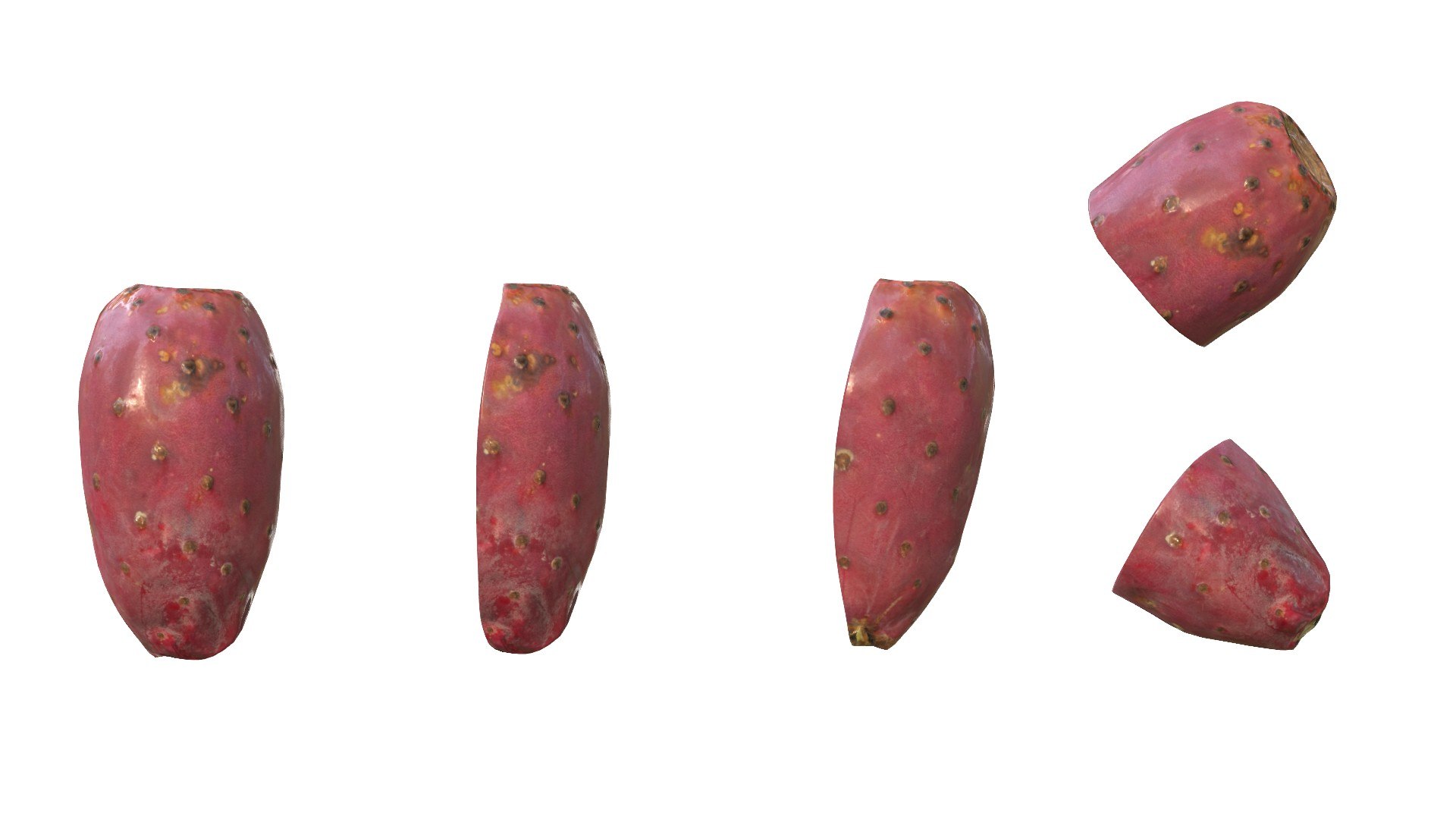 3D Prickly Pear Red Model - TurboSquid 2120420