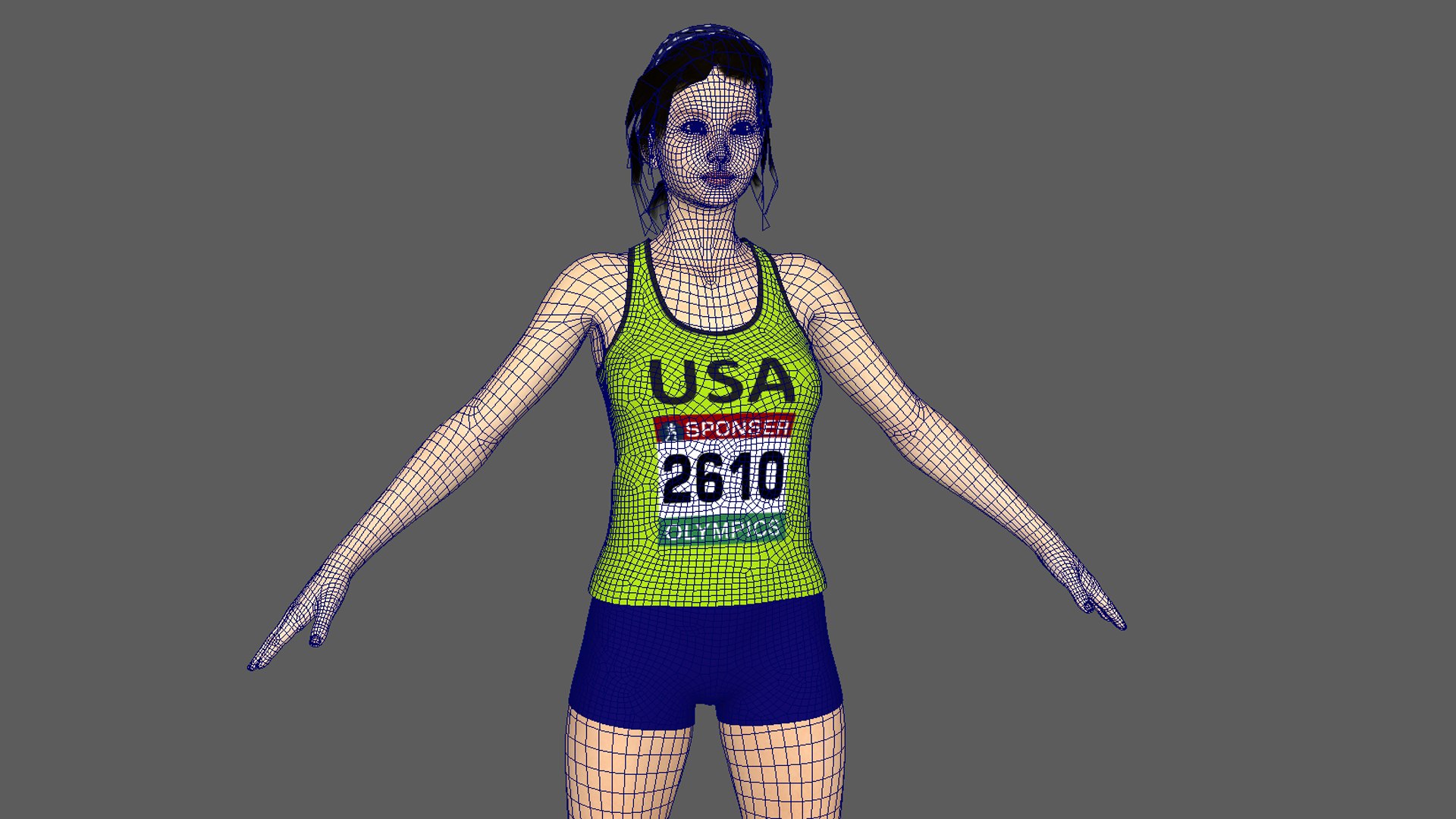 Athlete Runner 05 3D Model - TurboSquid 1816087