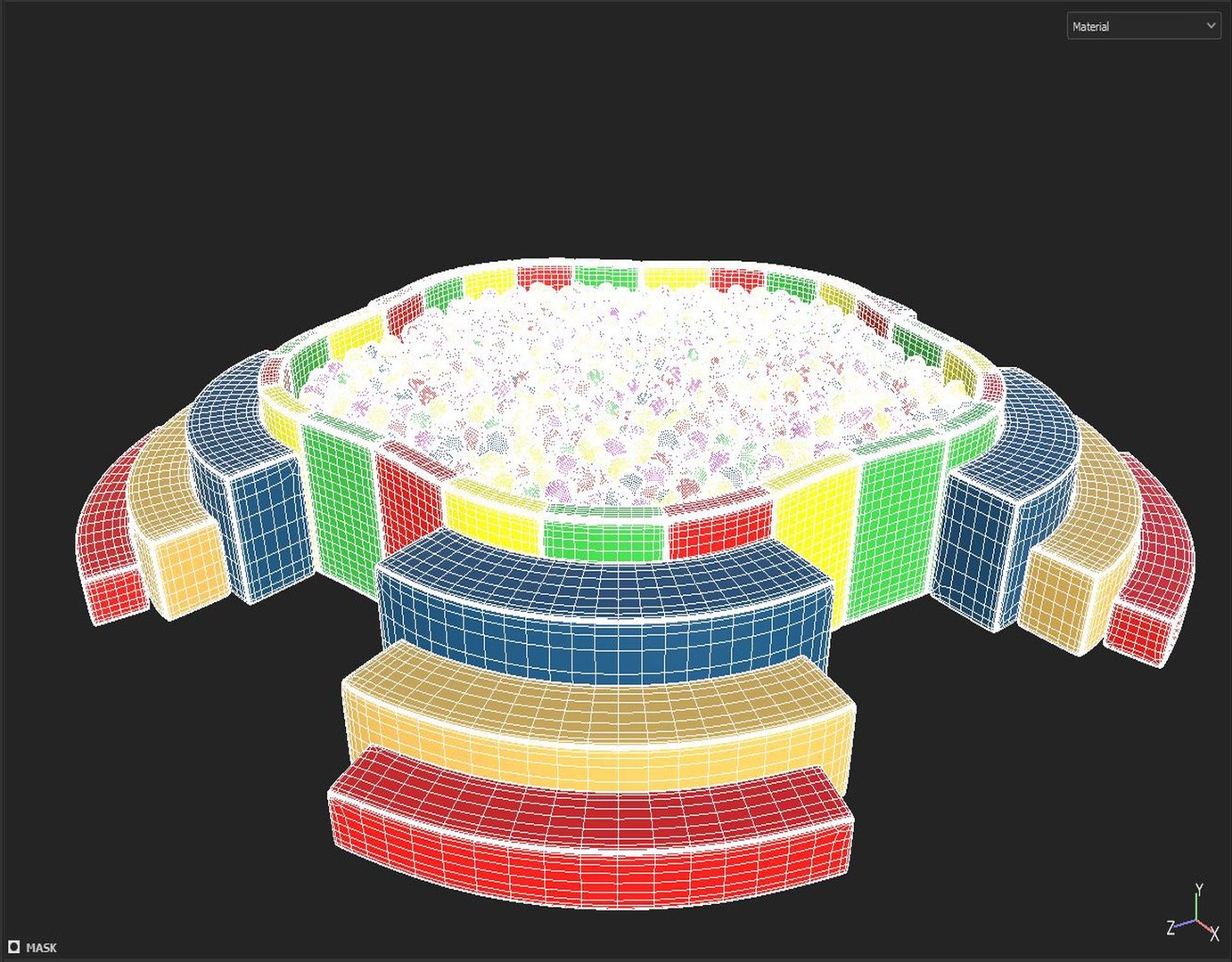 Childrens Ball Pool Model - TurboSquid 2343307
