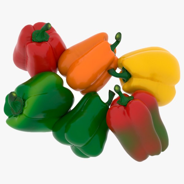 Bell Peppers 3D Models for Download | TurboSquid