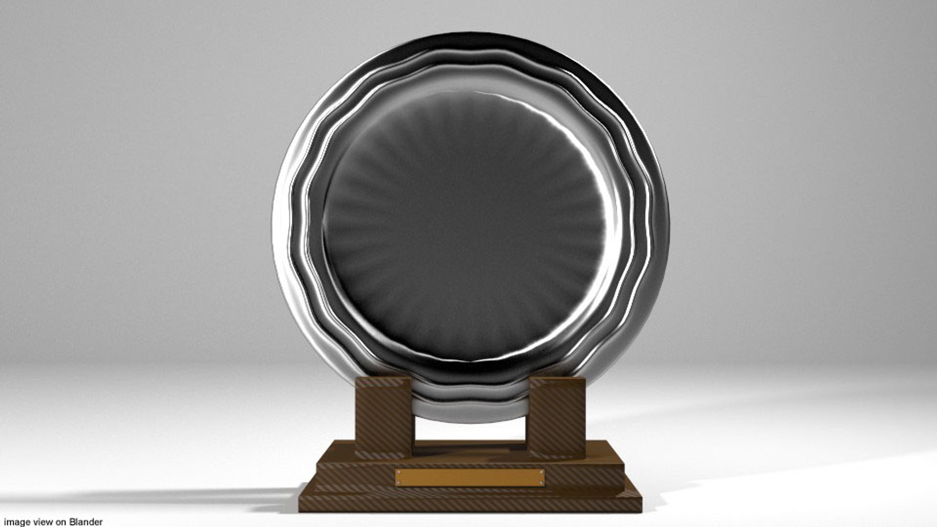 Plate trophy 3D model - TurboSquid 1291415