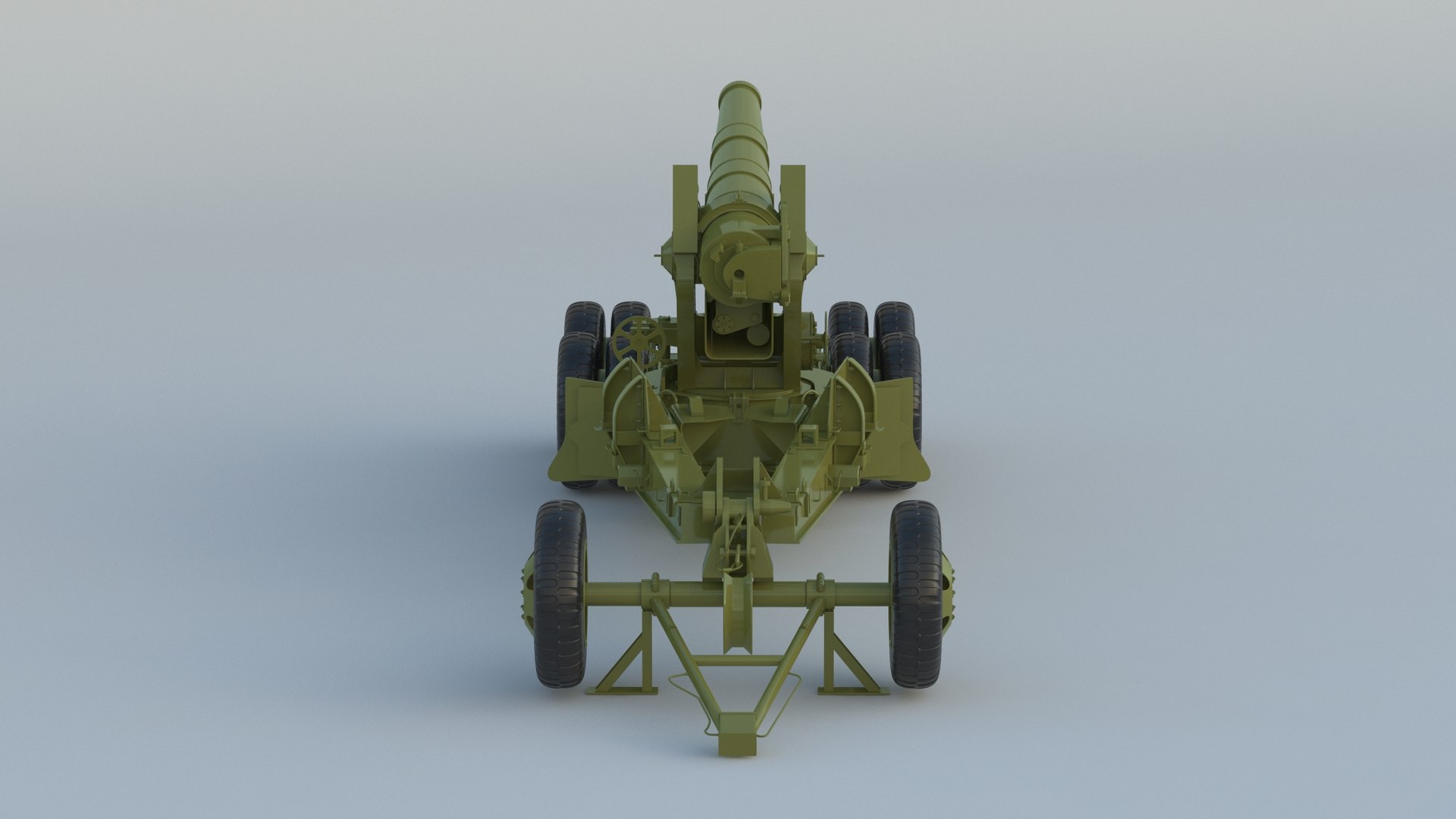 M115 Howitzer 3D Model - TurboSquid 1922098