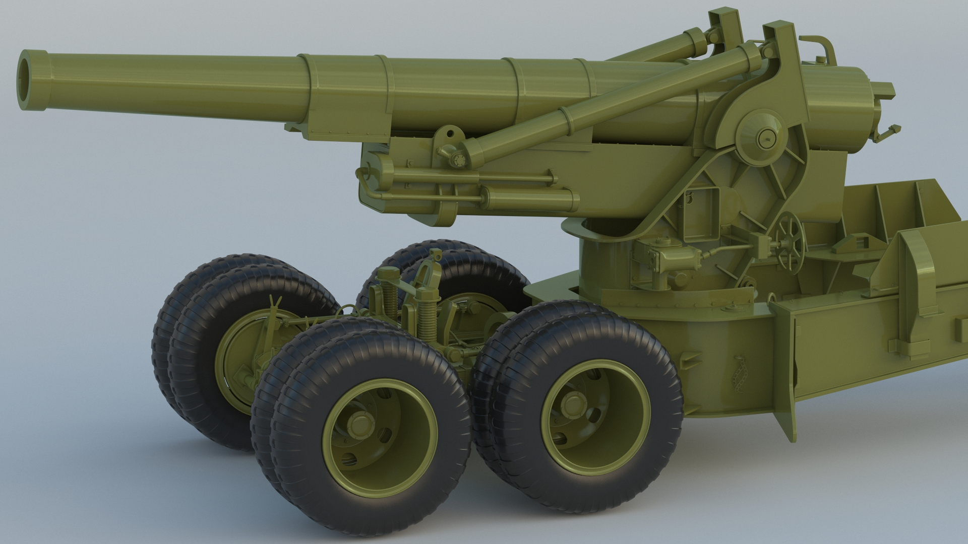 M115 Howitzer 3D model - TurboSquid 1922098