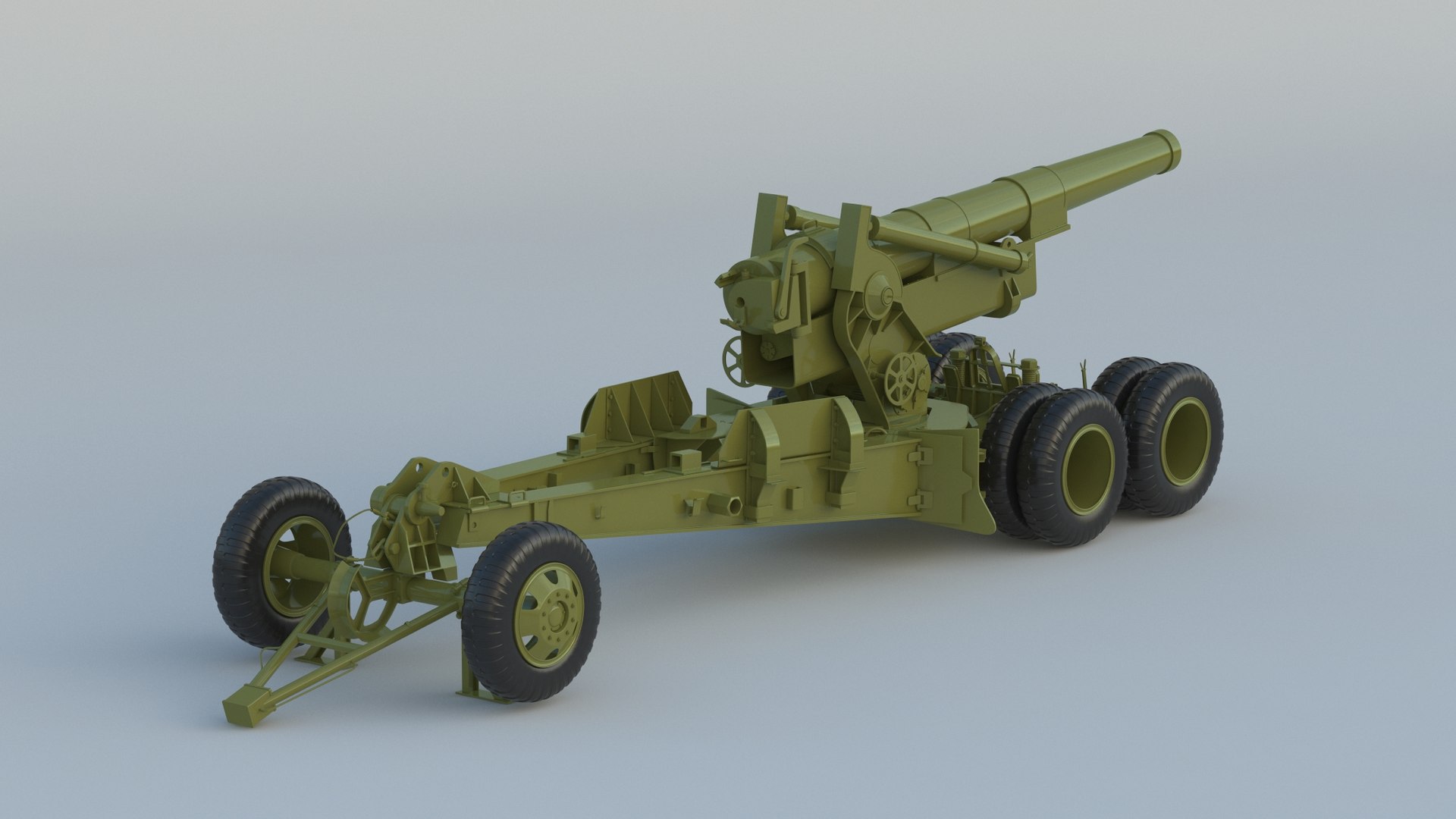 M115 Howitzer 3D Model - TurboSquid 1922098