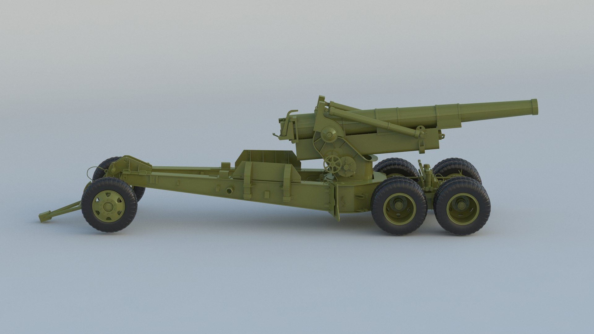 M115 Howitzer 3D Model - TurboSquid 1922098