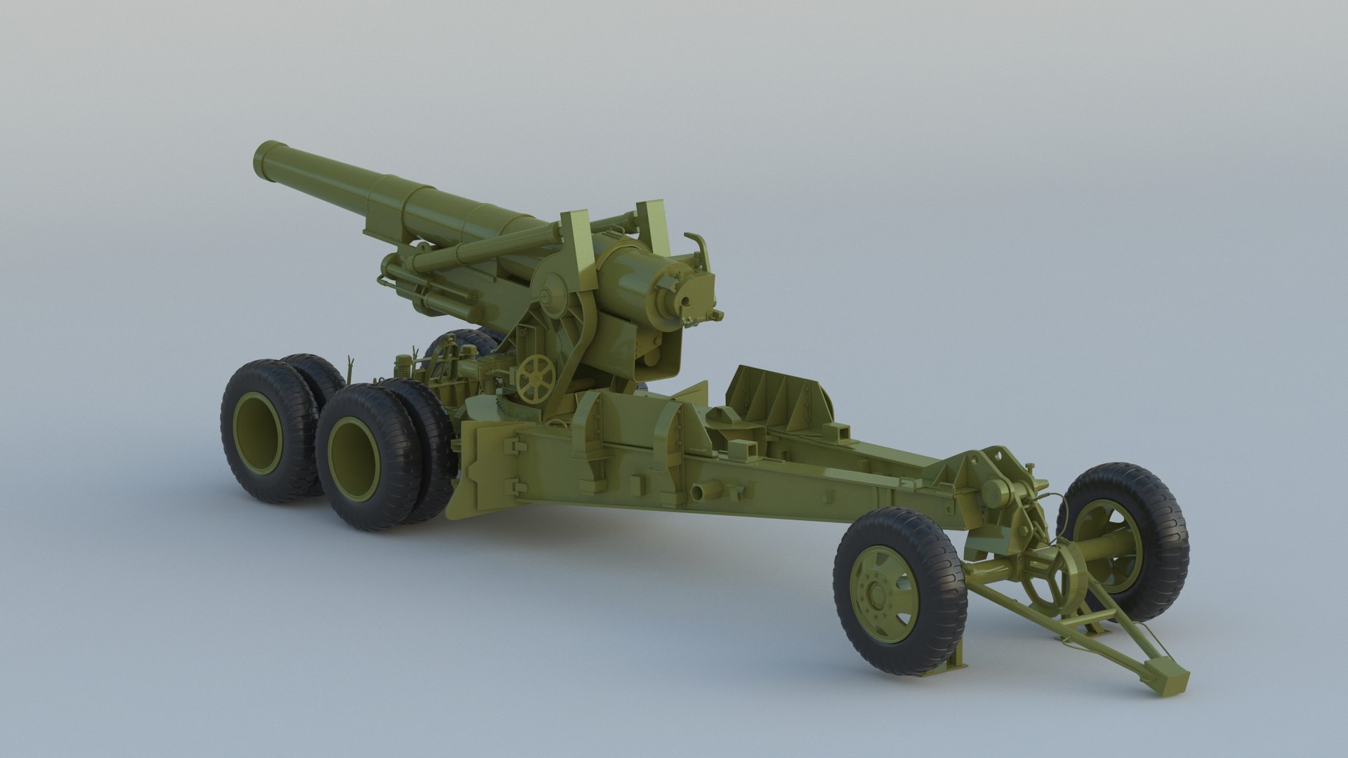 M115 Howitzer 3D Model - TurboSquid 1922098
