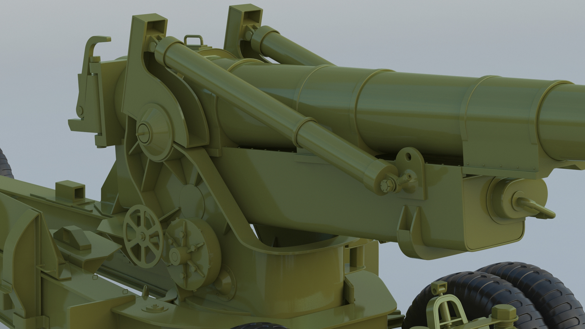 M115 Howitzer 3D model - TurboSquid 1922098