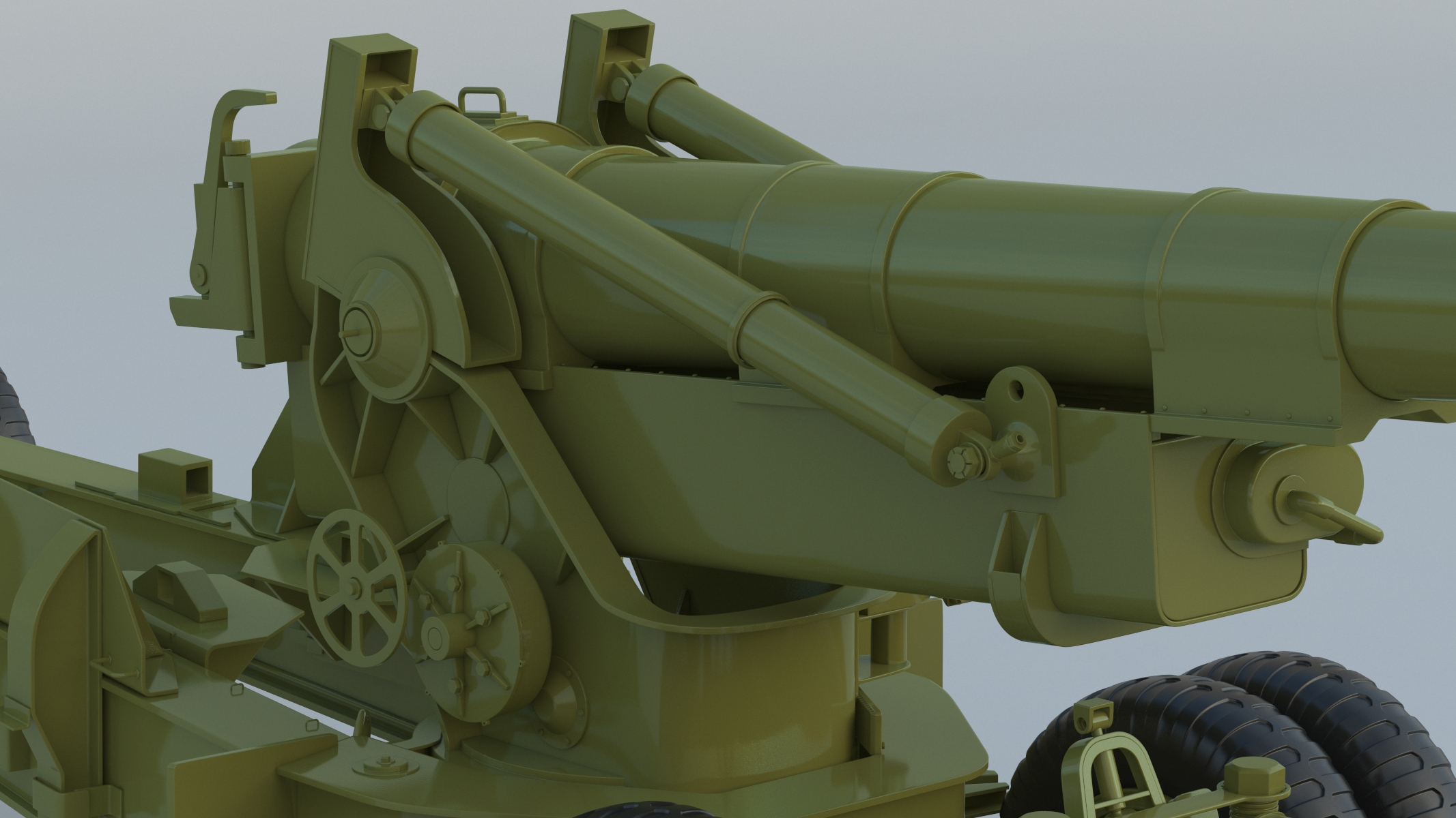 M115 Howitzer 3D model - TurboSquid 1922098