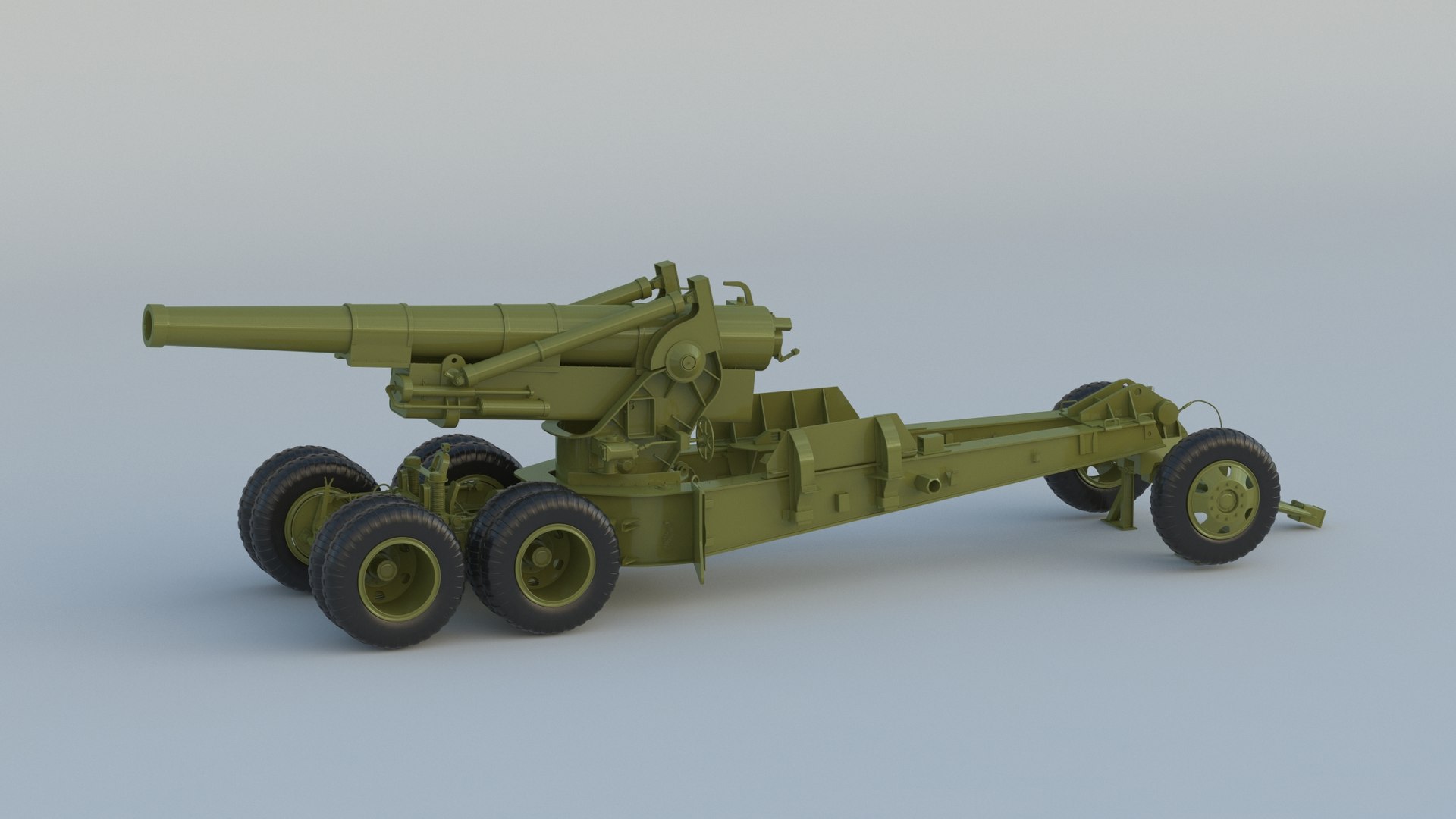 M115 Howitzer 3D Model - TurboSquid 1922098