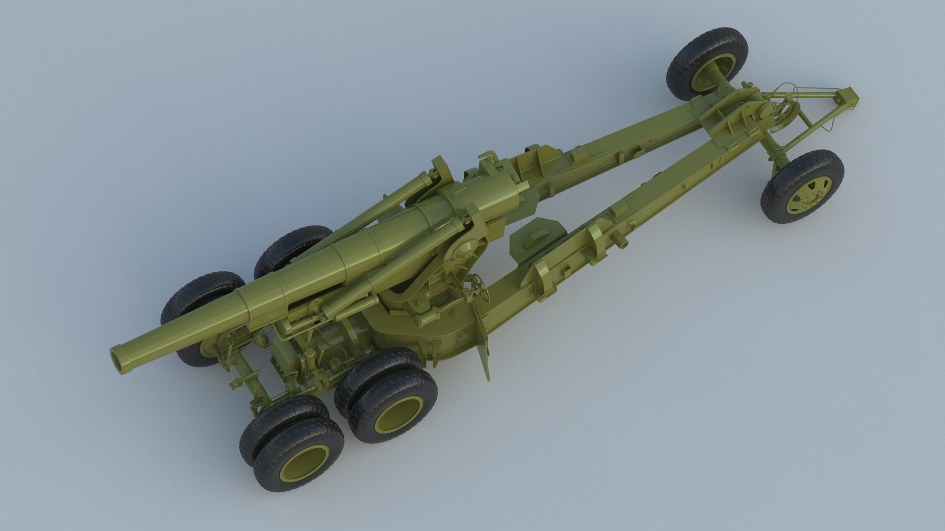 M115 Howitzer 3D model - TurboSquid 1922098