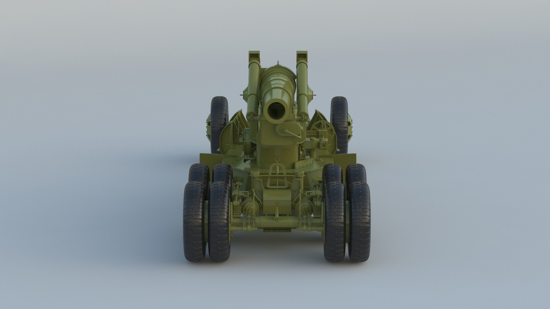 M115 Howitzer 3D model - TurboSquid 1922098