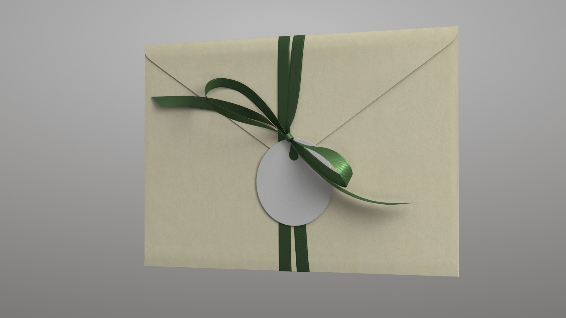 3D Envelope With Bow 04v PBR - TurboSquid 2121084