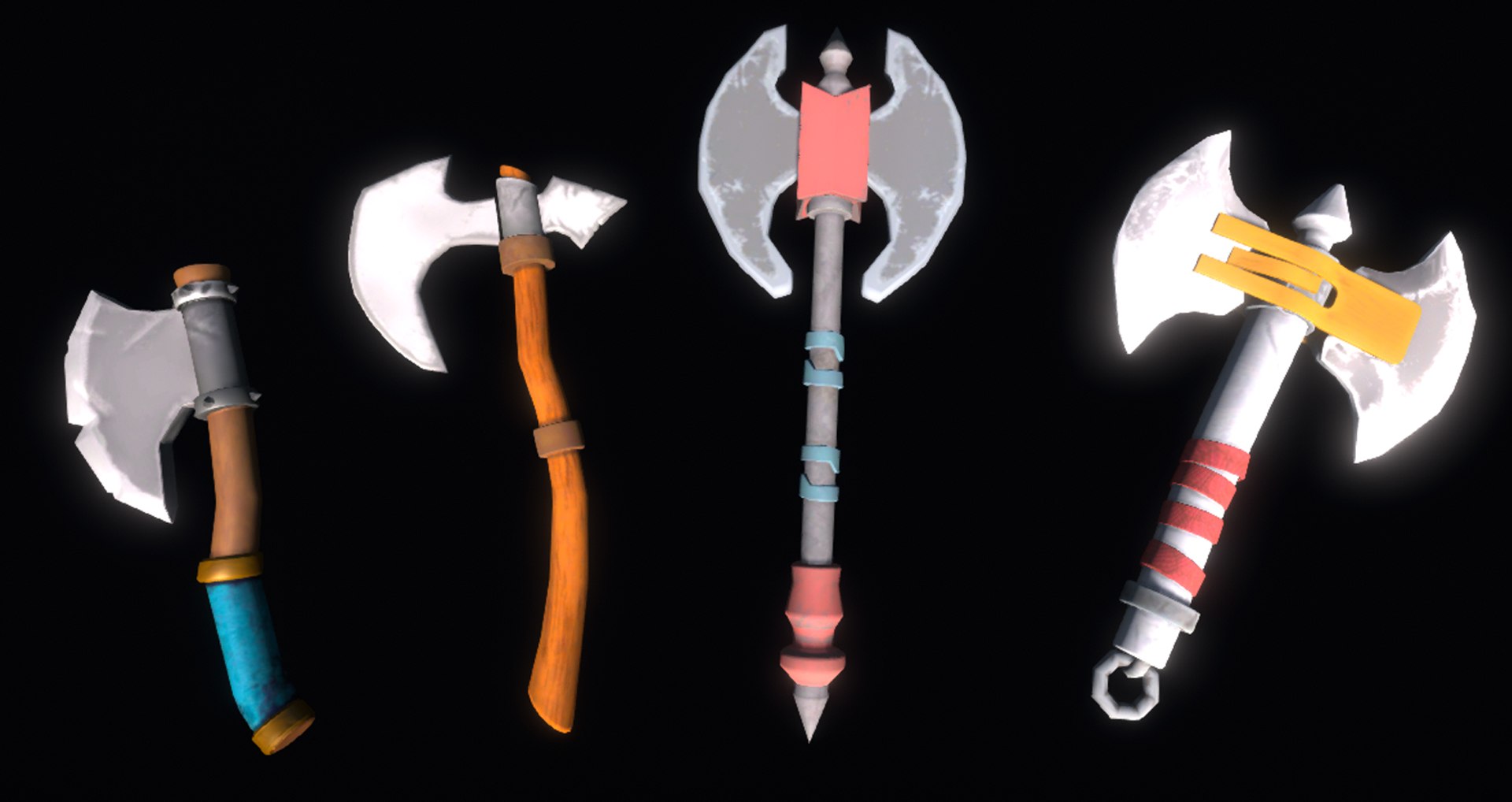 3D model Stylized Weapons Set - TurboSquid 1838650