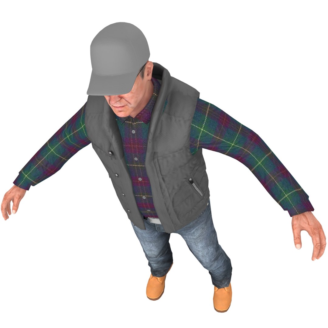 3D Truck Driver - TurboSquid 1352864