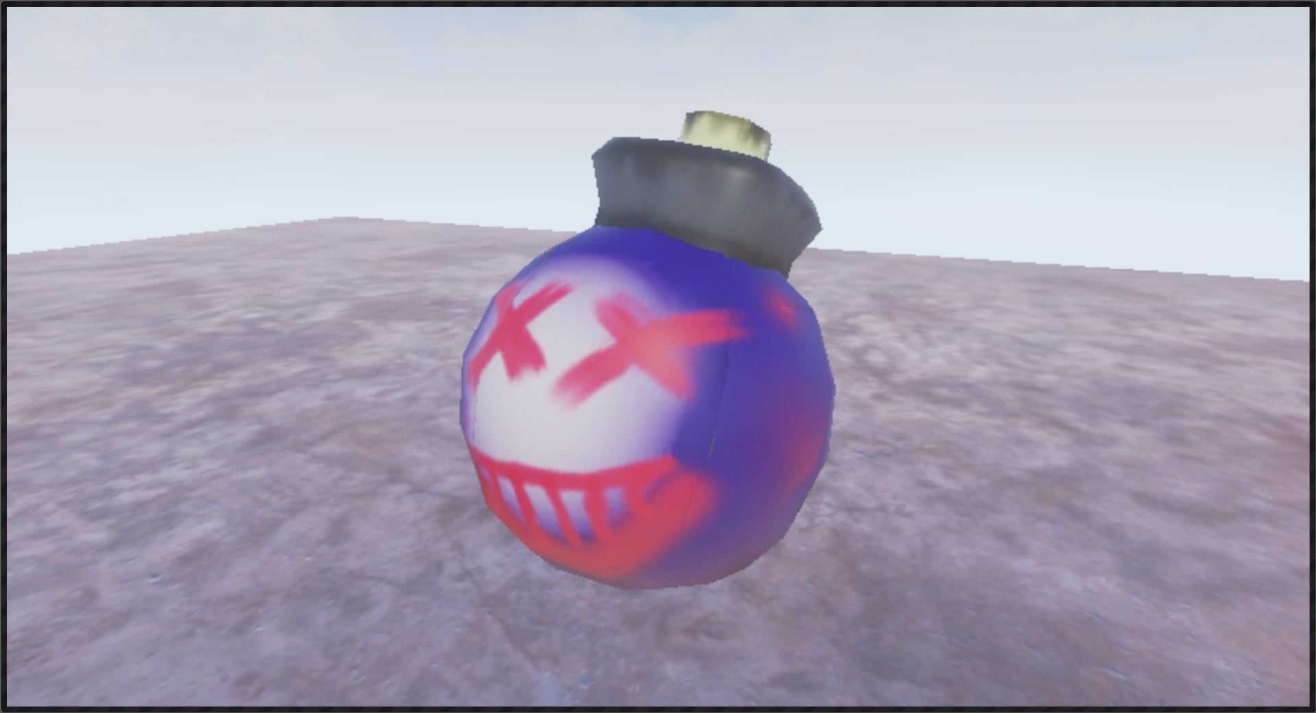 Explosive Smile Bomb 3d Model