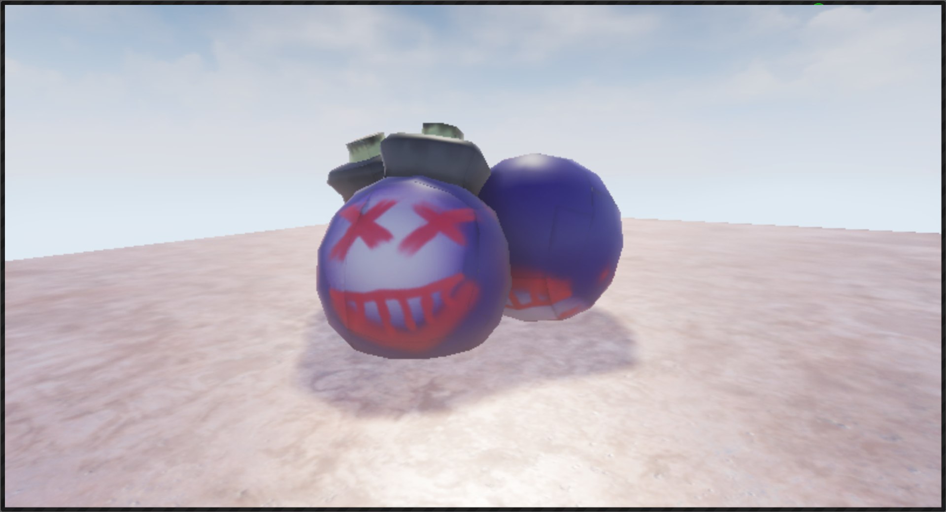 Explosive Smile Bomb 3d Model