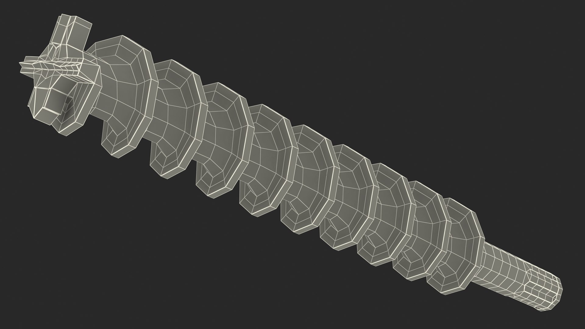 3D Old Concrete Auger Bit Model - TurboSquid 2105074