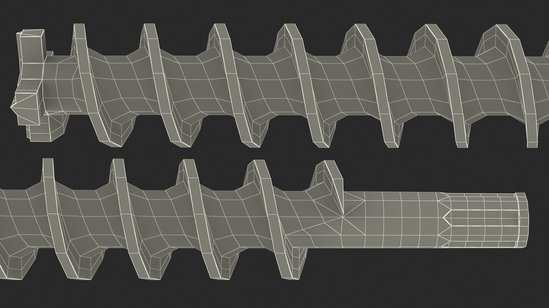 3D Old Concrete Auger Bit Model - TurboSquid 2105074
