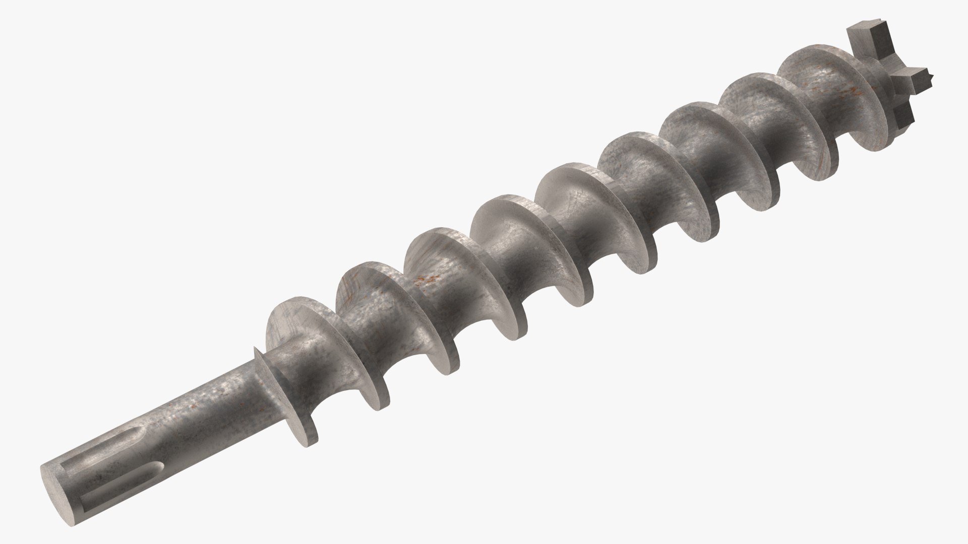 3D Old Concrete Auger Bit Model - TurboSquid 2105074