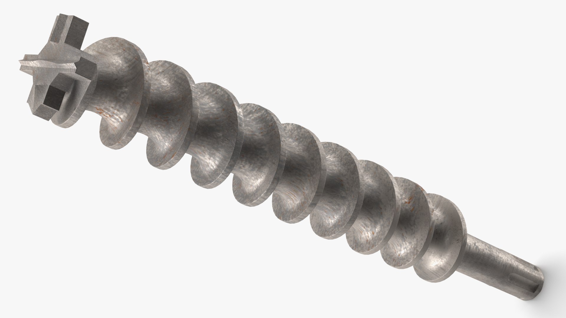 3D Old Concrete Auger Bit Model - TurboSquid 2105074