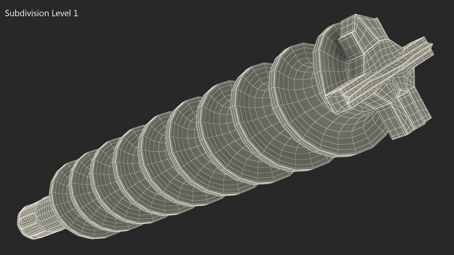 3D Old Concrete Auger Bit Model - TurboSquid 2105074