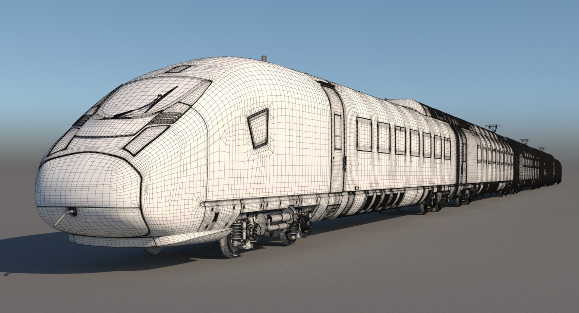 Trains eurostar 3D model - TurboSquid 1292282
