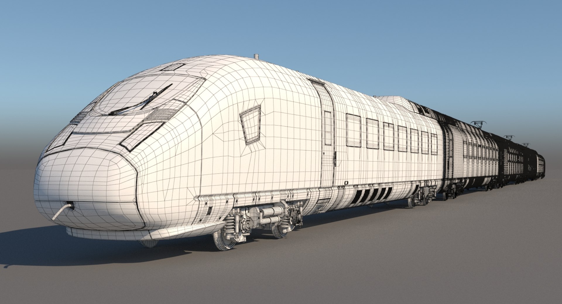 Trains eurostar 3D model - TurboSquid 1292282