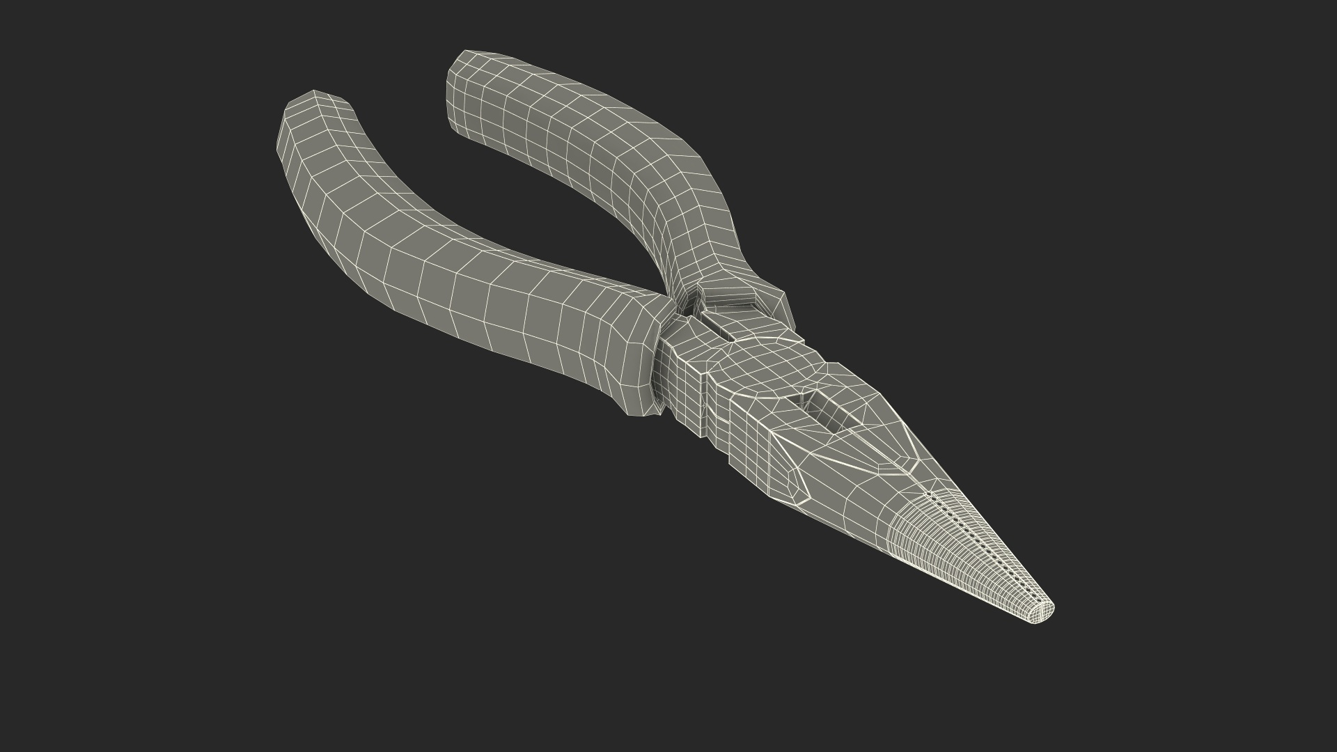 Long Nose Pliers 3D Model - TurboSquid 2202967