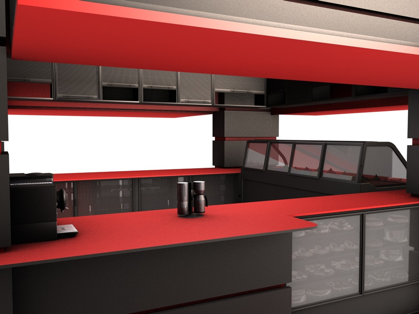 3D Kiosk - TurboSquid 1523226