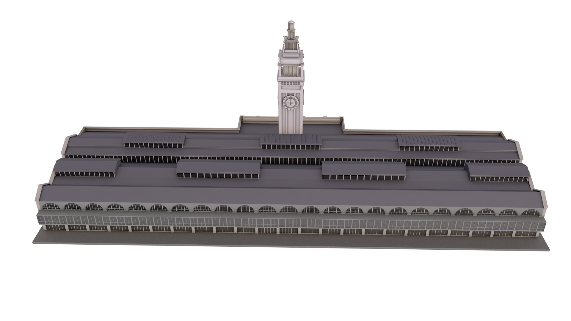 3D Ferry Building San Francisco - TurboSquid 1887362