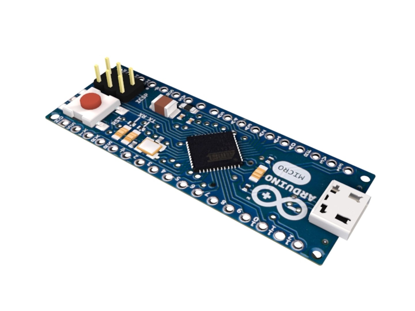 Electronic Arduino Micro 3D Model - TurboSquid 1195993