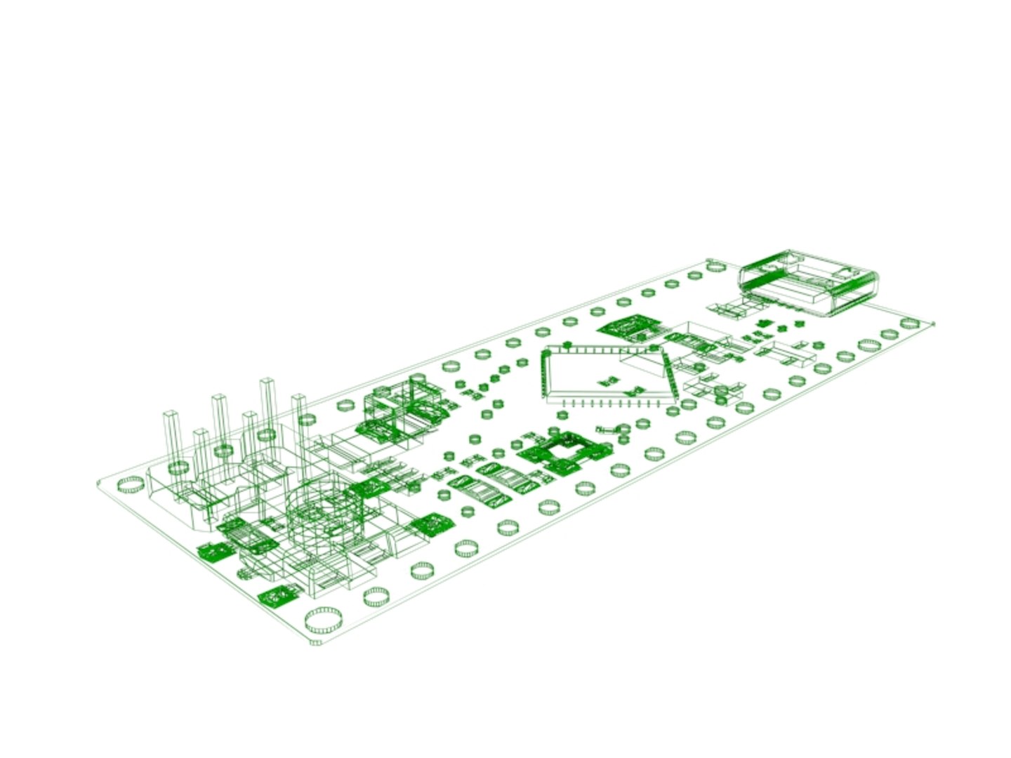 Electronic Arduino Micro 3D Model - TurboSquid 1195993