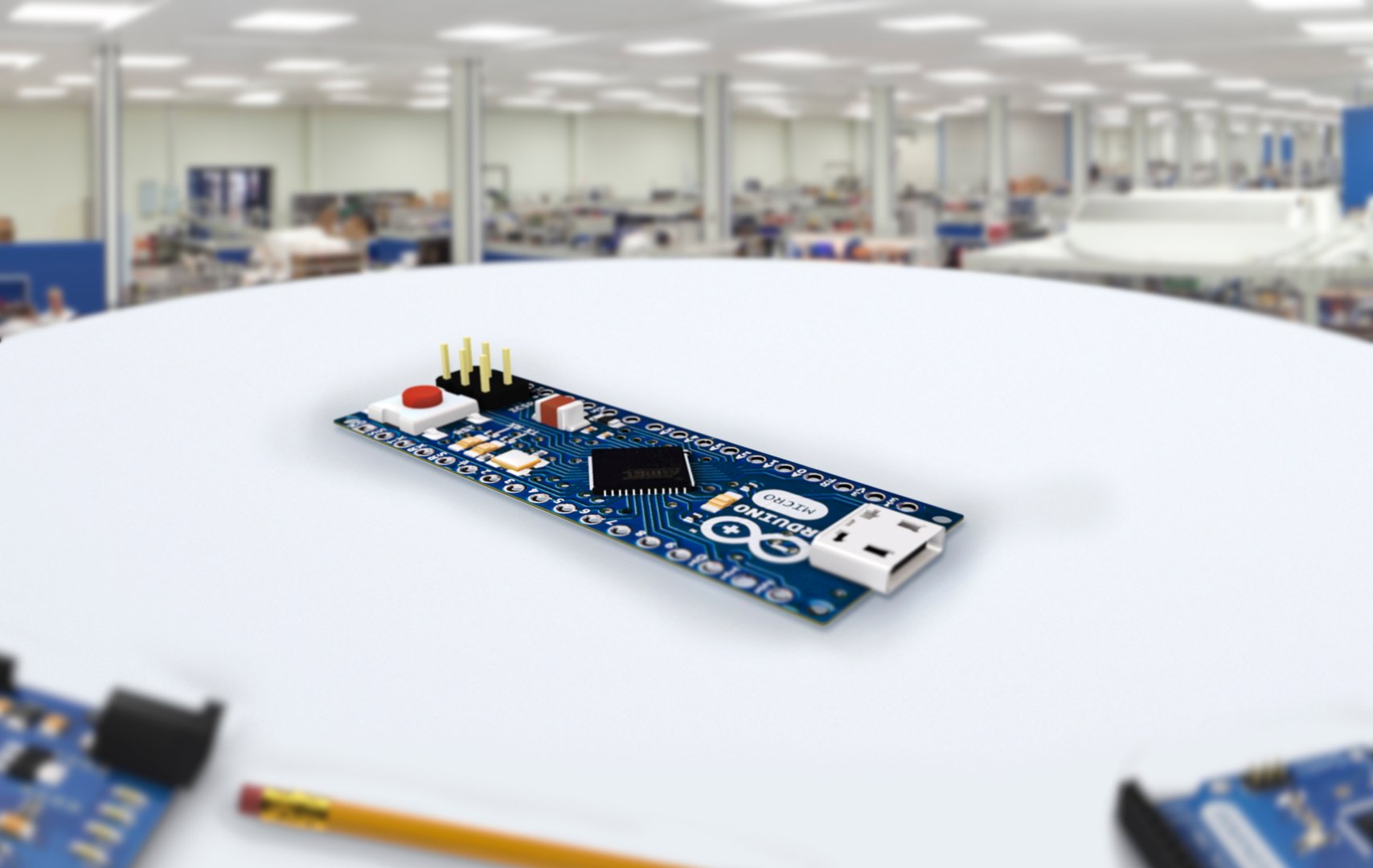 Electronic Arduino Micro 3D Model - TurboSquid 1195993