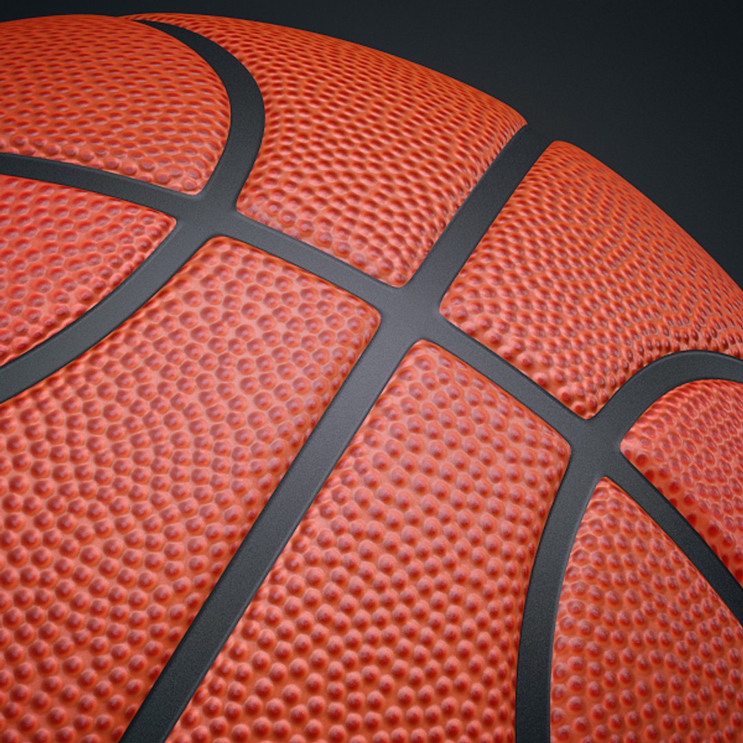 3d C4d Spalding Official Basketball Ball