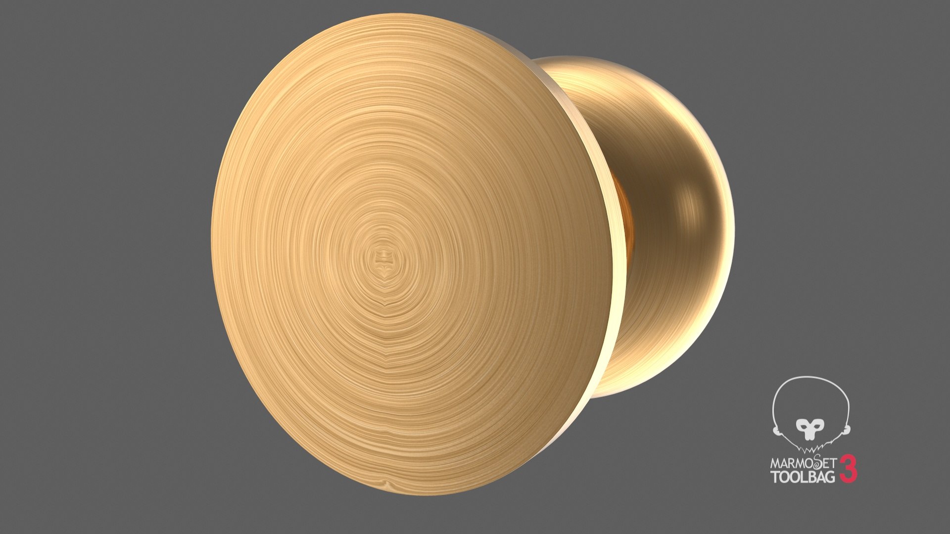 Door knob golden 3D model - TurboSquid 1687992