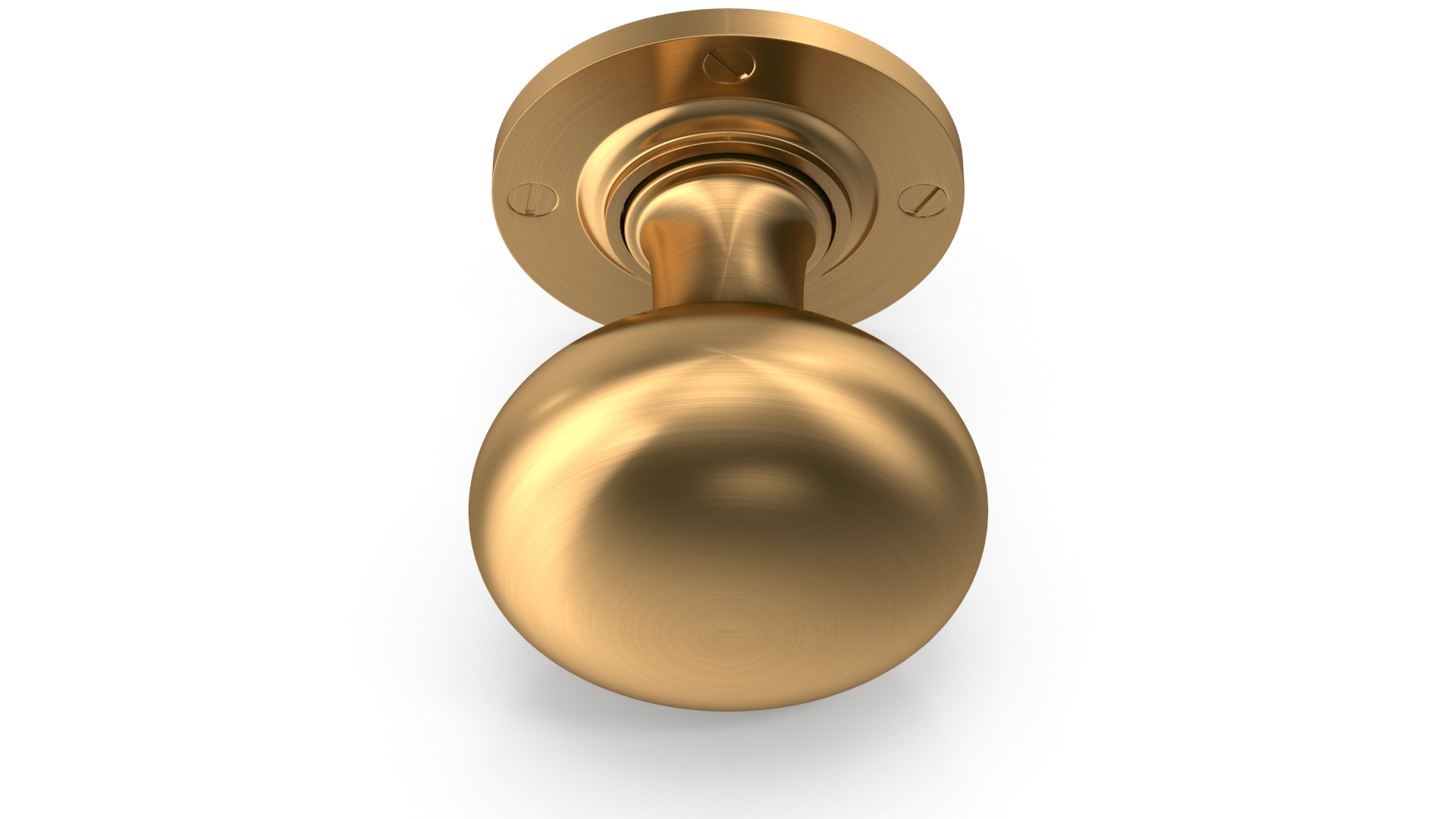 Door knob golden 3D model - TurboSquid 1687992