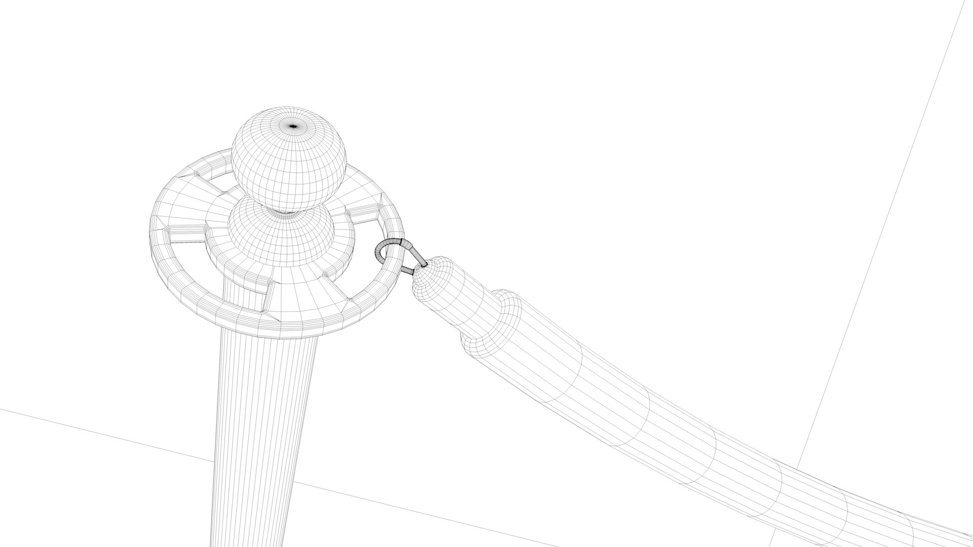 3D Velvet Rope - TurboSquid 1770779