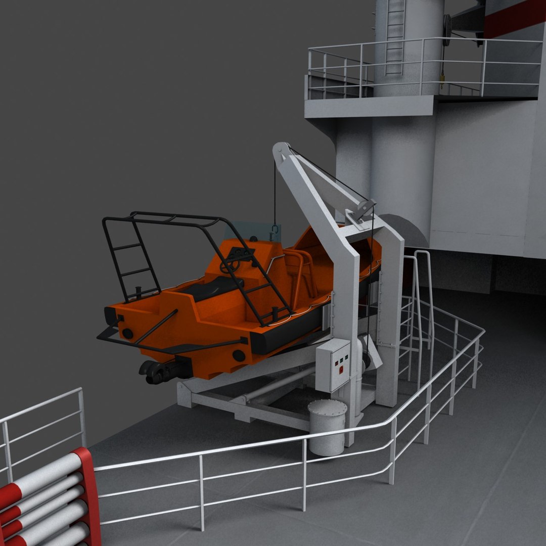 support vessel mpsv boat 3d model