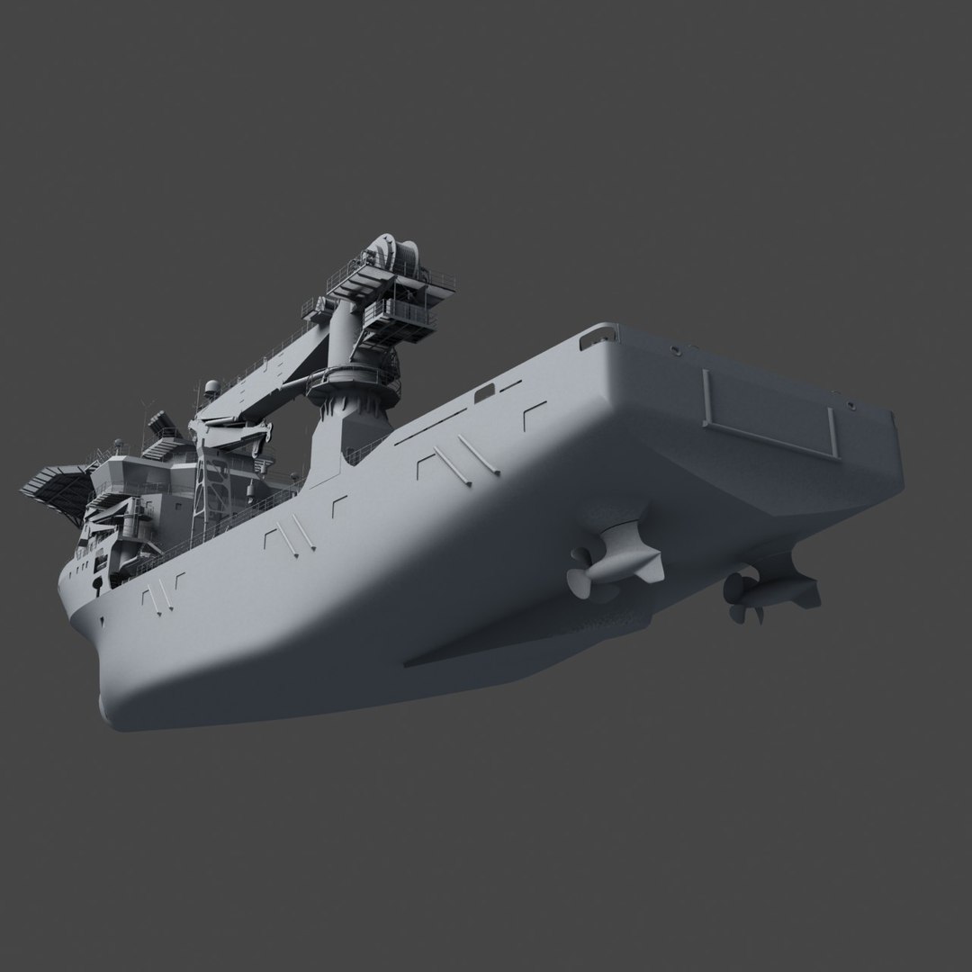 support vessel mpsv boat 3d model
