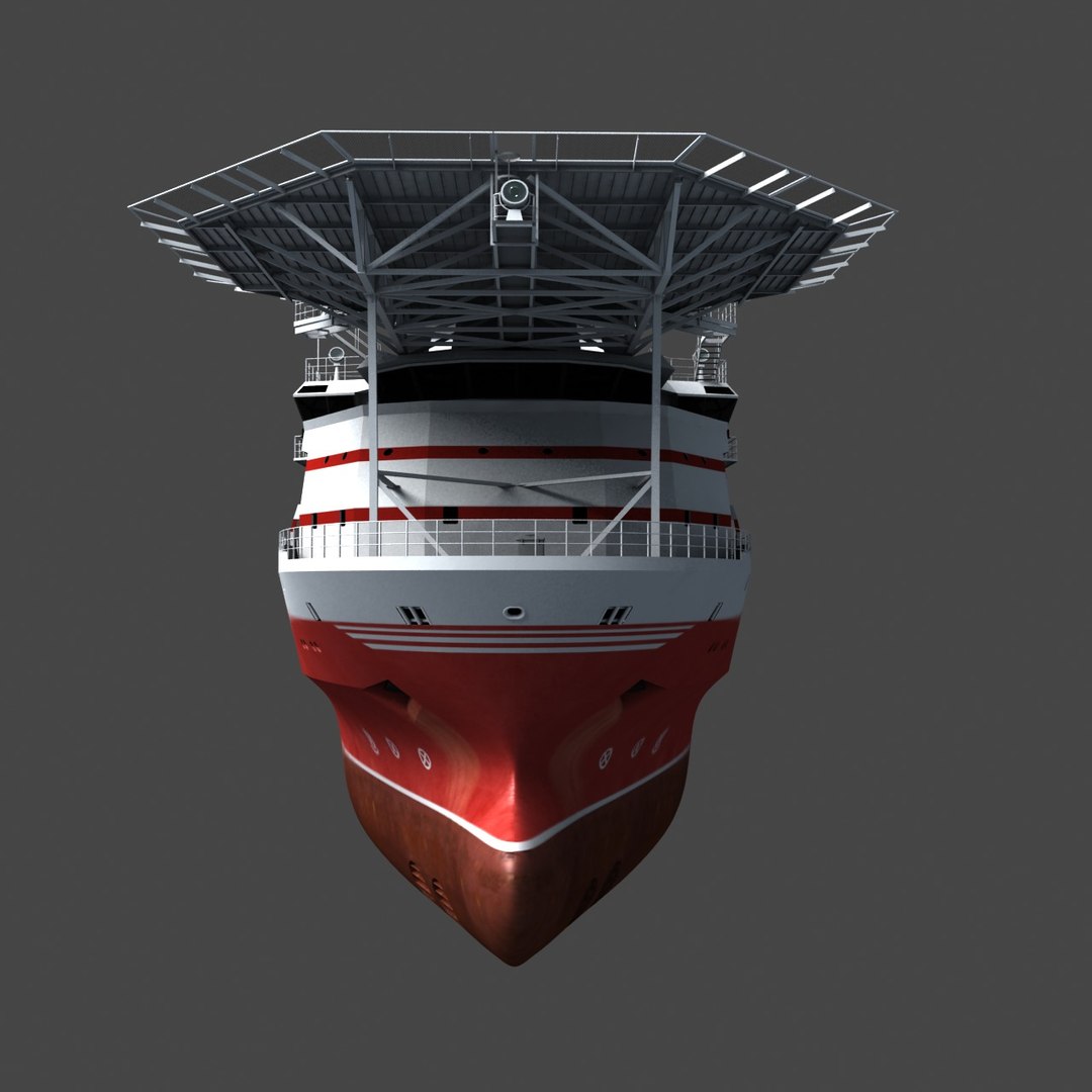 support vessel mpsv boat 3d model